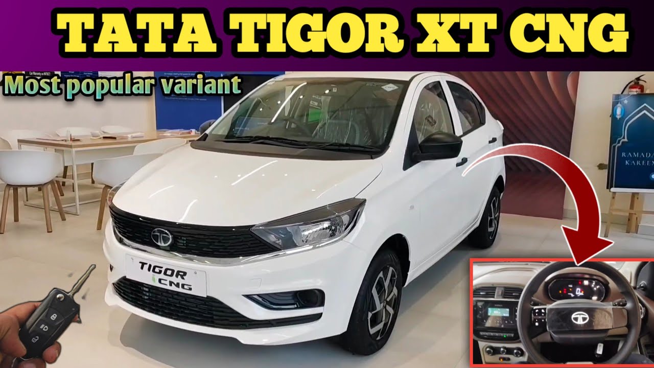 2025 TATA TIGOR XT CNG // माइलेज:26.49 km/kg.( 4 STAR SEAFTI REATING ...