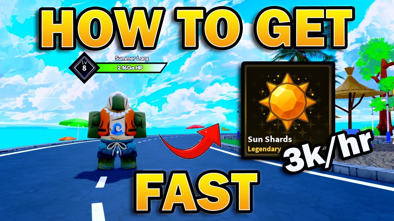 How To Get Sun Shards Fast 3k+ An Hour in Arise Crossover - YouTube