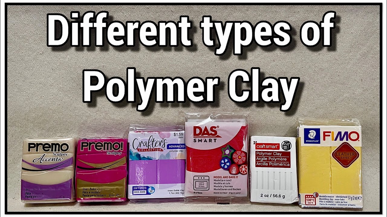 Different types of Polymer Clay - Perfect Tutorial for Beginners - YouTube