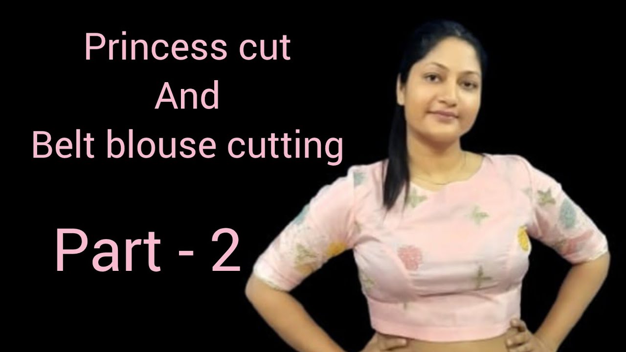 Process cut and belt blouse cutting full video || step by step || with ...