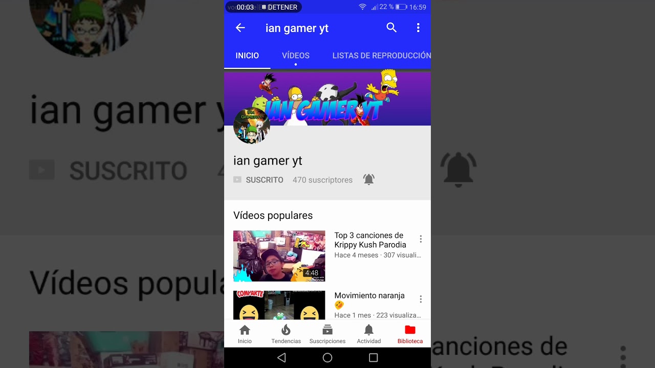 PROMOCIÓN PARA IAN GAMER YT - YouTube