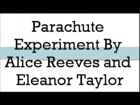 Terminal Velocity of Parachutes - Science Experiment - YouTube