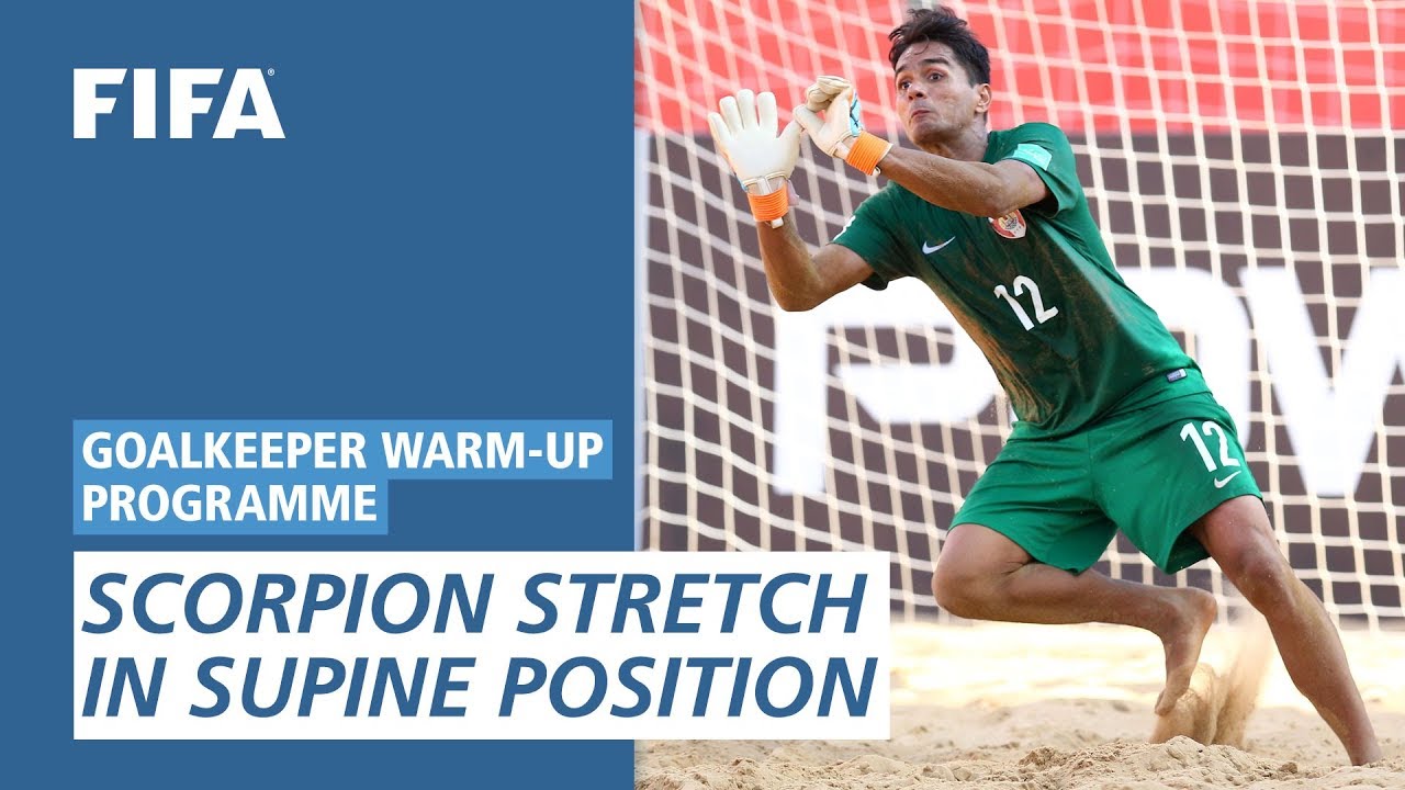 Scorpion stretch in supine position [Goalkeeper Warm-Up Programme ...
