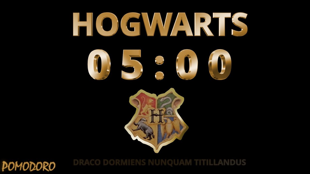 5 Minute Timer - Harry Potter Inspired - Study - Work - Deep Focus ...