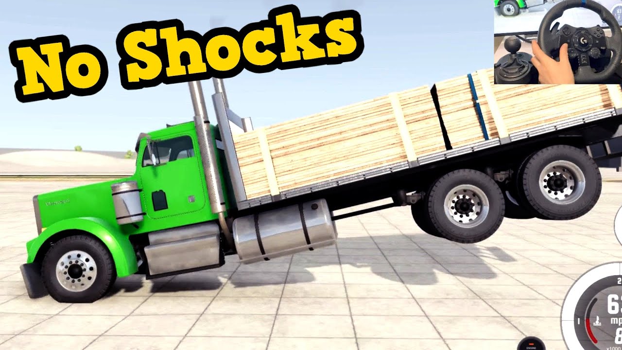 BeamNG Drive - Wentward Hot Rod Flatbed Truck No Shocks Suspension ...