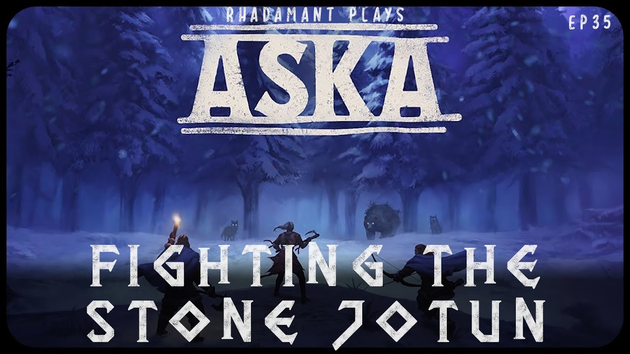 Fighting The Stone Jotun in ASKA - Viking Clan Village Builder // EP35 - YouTube