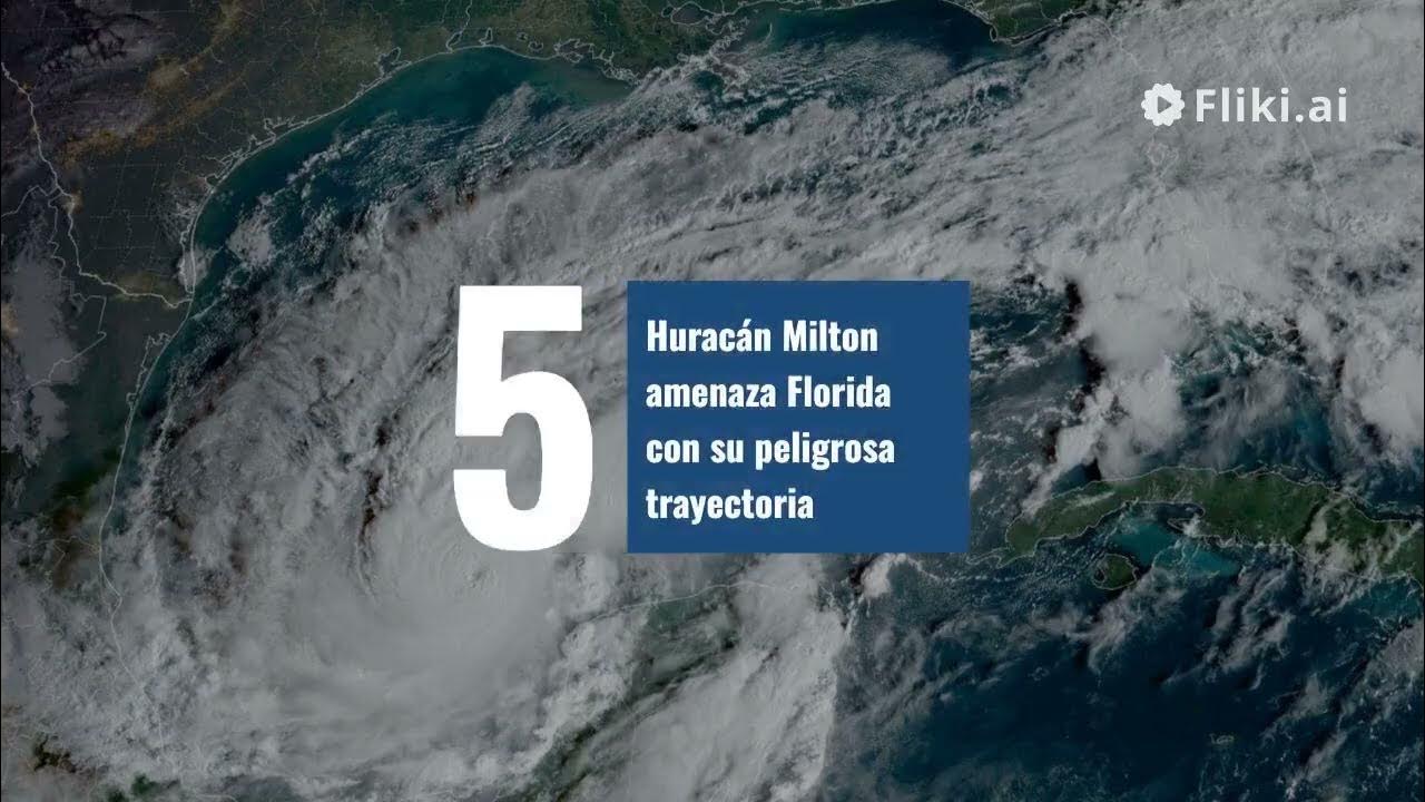 Huracán Milton ya alcanzó categoría 5. - YouTube