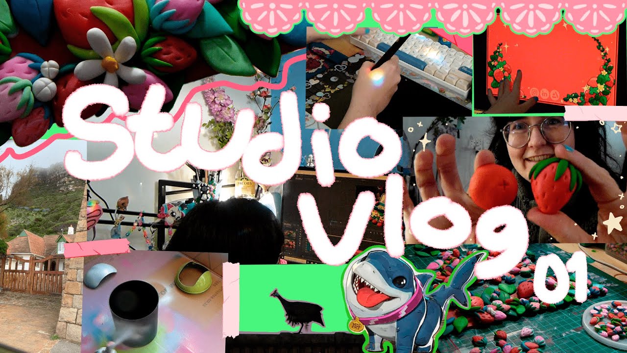 MY FIRST STUDIO VLOG! week in my life ˖° studio vlog 01 - YouTube