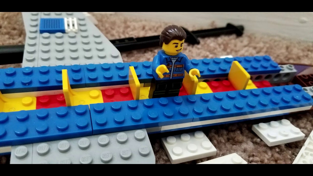 Lego airplane crash part 1 - YouTube