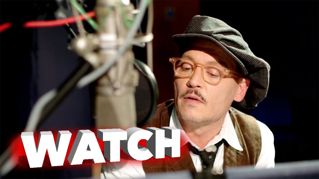 Sherlock Gnomes BTS Featurette with Johnny Depp and Emily Blunt ...