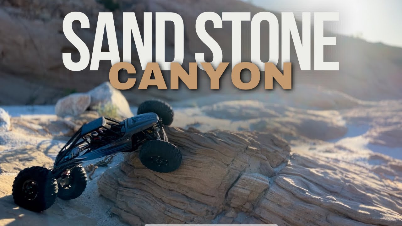 Crawling Sand Stone Canyon with Rear Steer! - YouTube