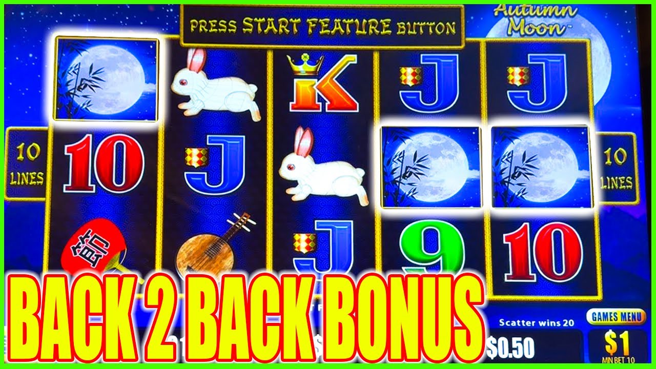 Unbelievable Back 2 Back Bonus Wins on Autumn Moon Dragon Link Slot ...