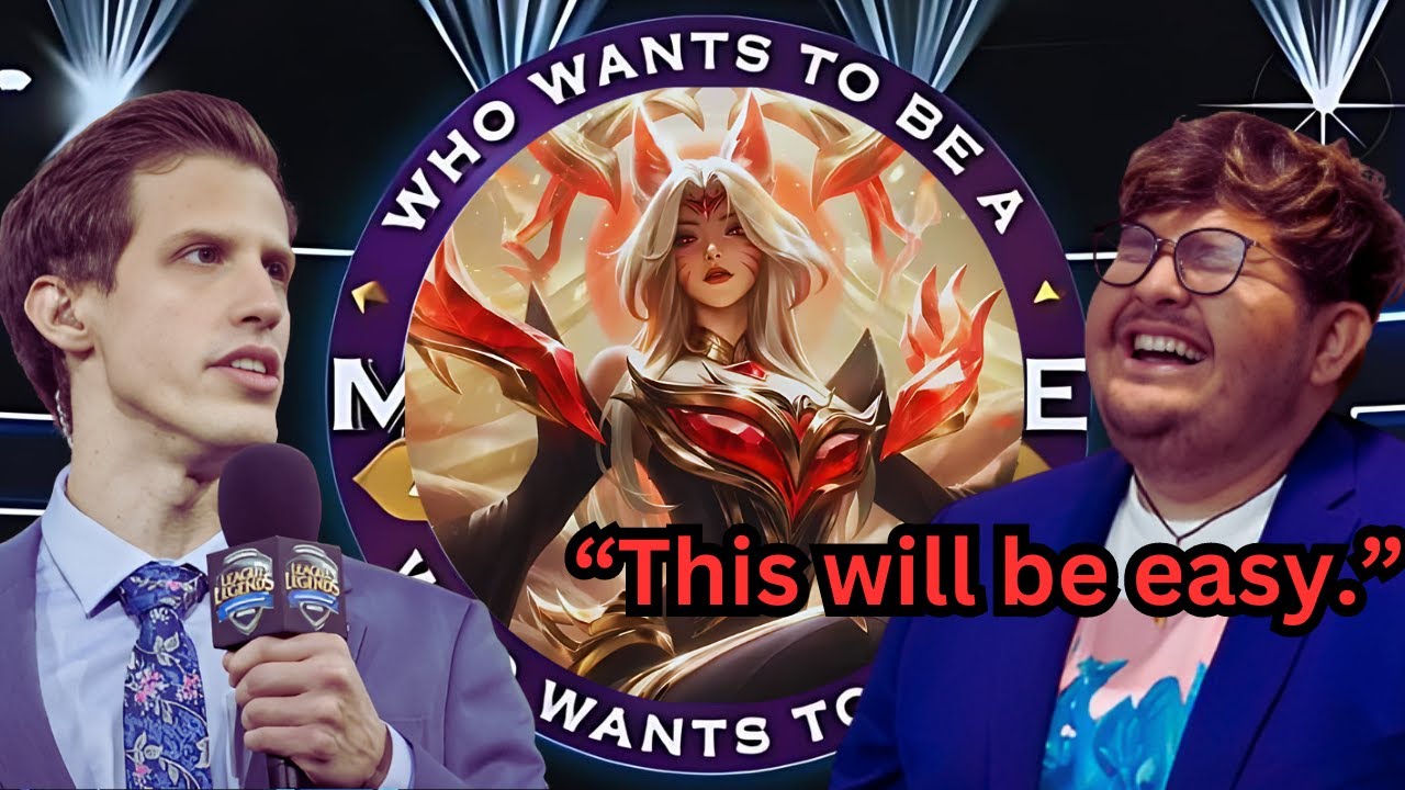 CaptainFlowers VS. LCS CASTERS in a LEAGUE OF LEGENDS GAMESHOW - YouTube