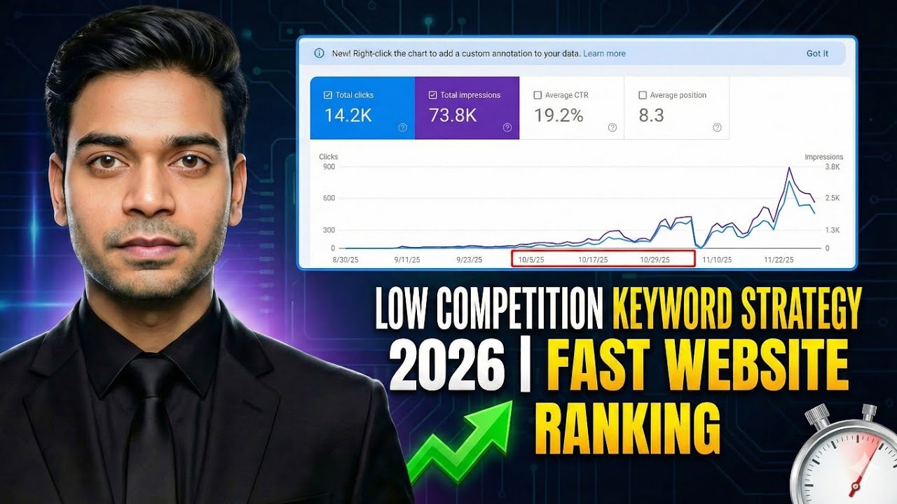 Low Competition Keyword Strategy 2026 | Fast Website Ranking | Web Rice ...