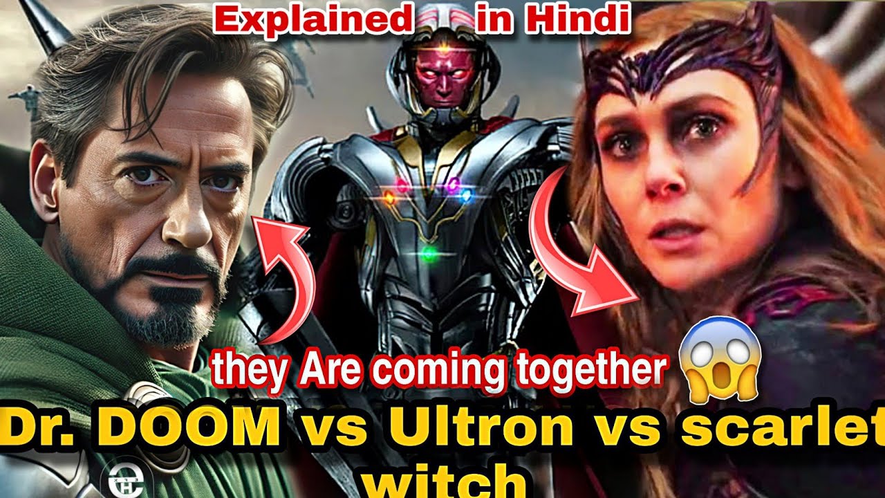 DR. DOOM vs Ultron vs scarlet witch 🤯|| they are coming together 🔥 ...