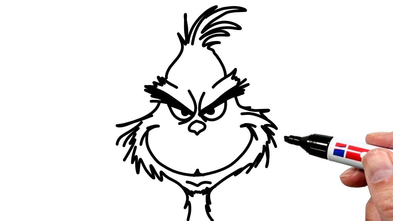 How to Draw The Grinch (Easy) - YouTube