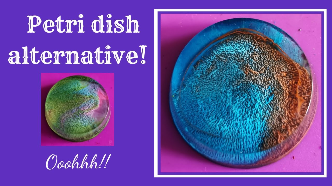 ALCOHOL INK EXPERIMENTS | Alternative to the petri dish technique ...