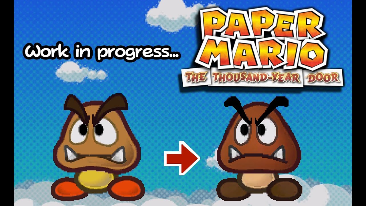 Paper Mario TTYD Texture Pack WIP: Introduction - YouTube