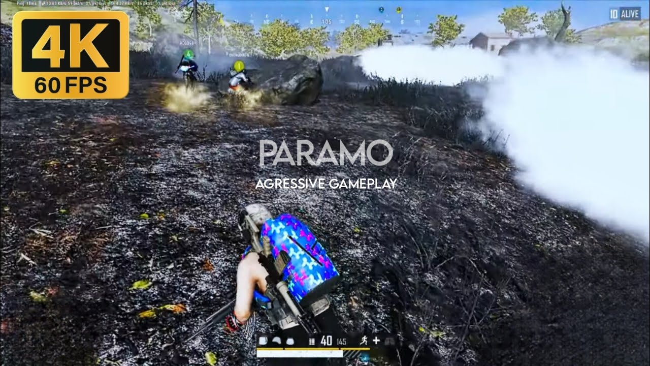 PUBG PC | HIGH GRAPHIC SETTINGS | 4K PARAMO | AGRESSIVE GAMEPLAY - YouTube
