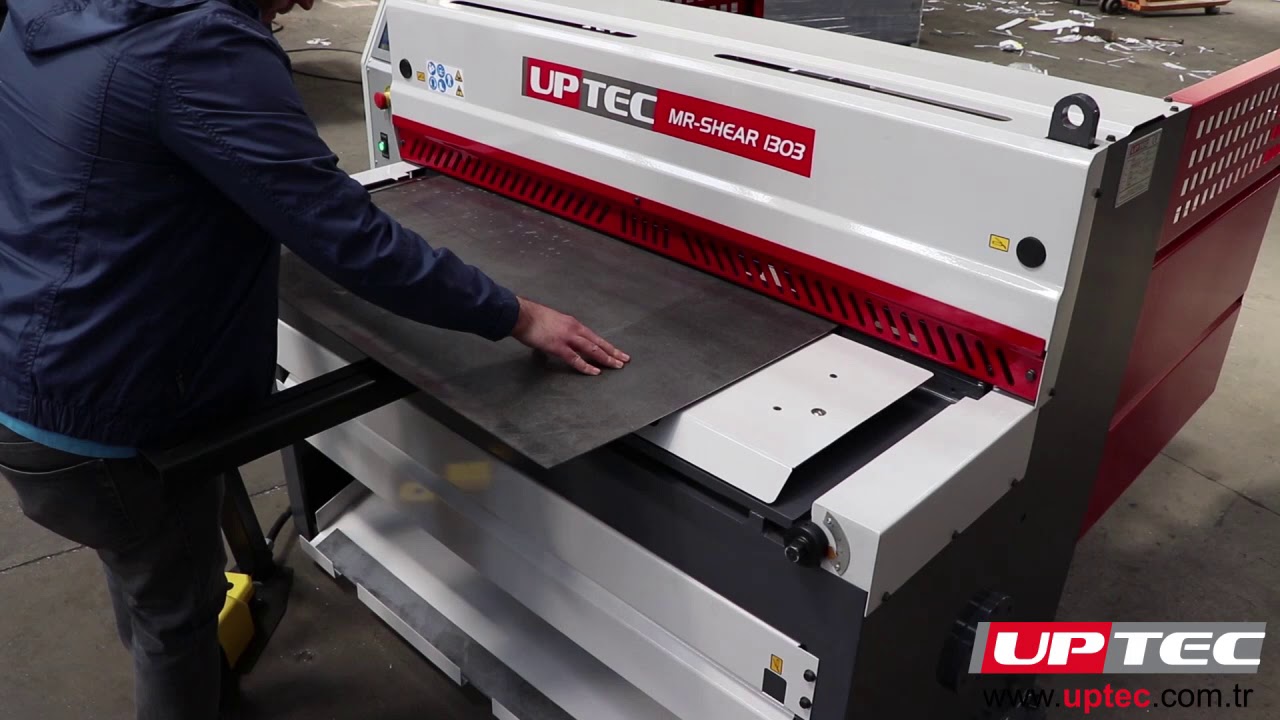 MR-Shear 1303 Uptec Machinery - YouTube