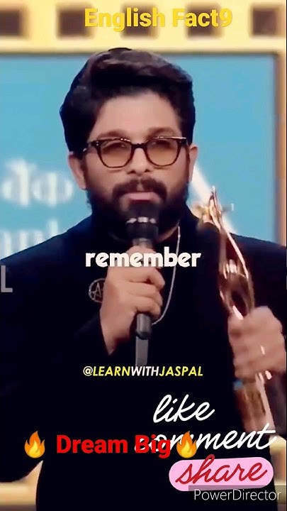 Allu Arjun Motivational Whatsapp Status Video#trending #alluarjun #english - YouTube