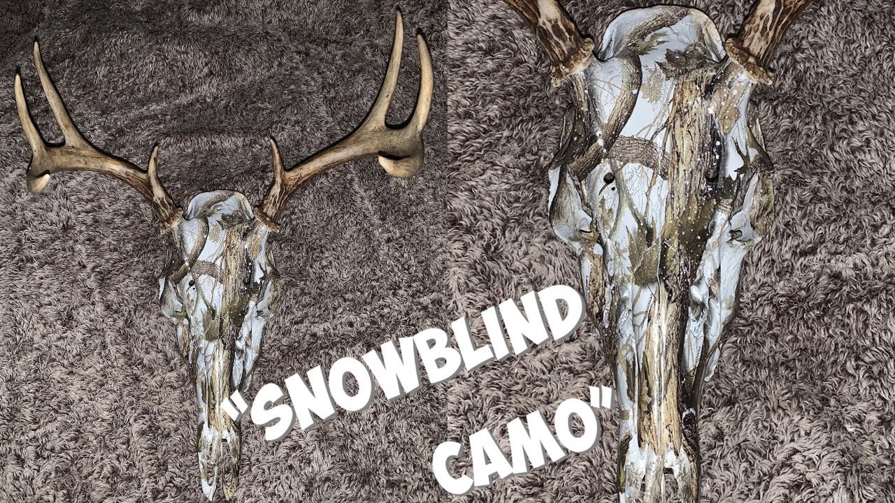 DIY DEER SKULL DIPKITS | Snow Blind Camo - YouTube