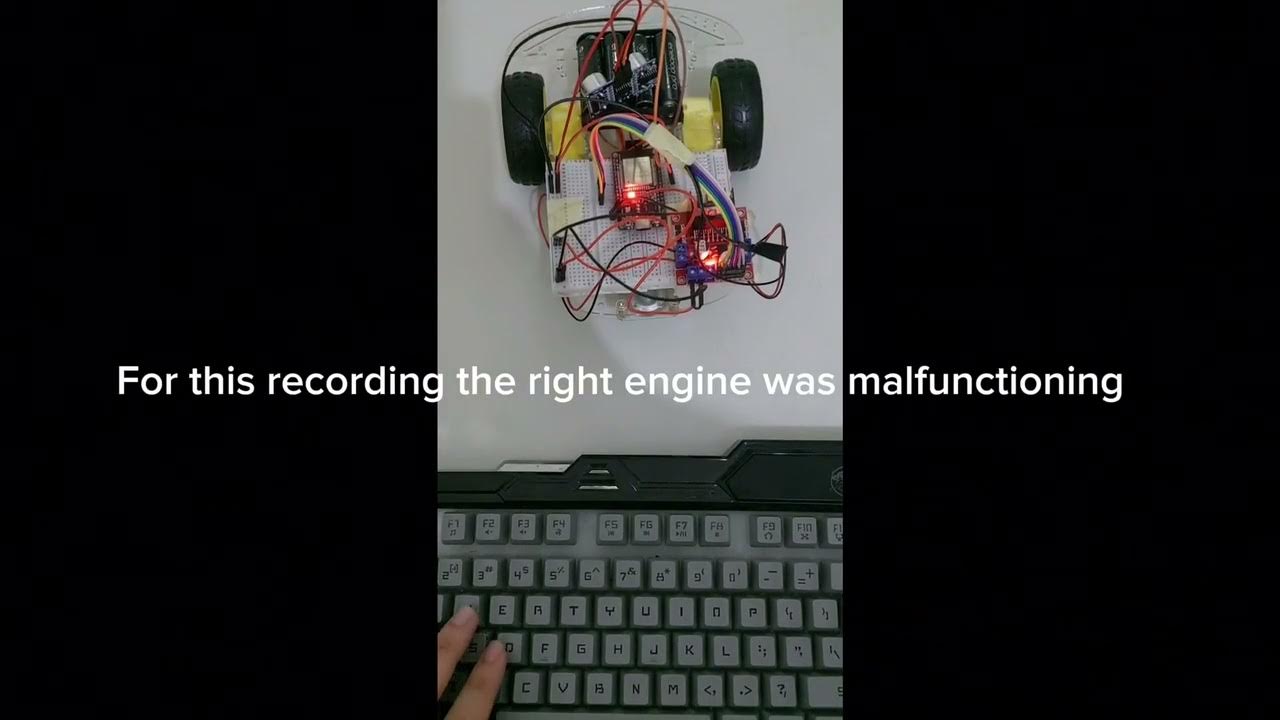 Esp32 remote control car (using keyboard) - YouTube