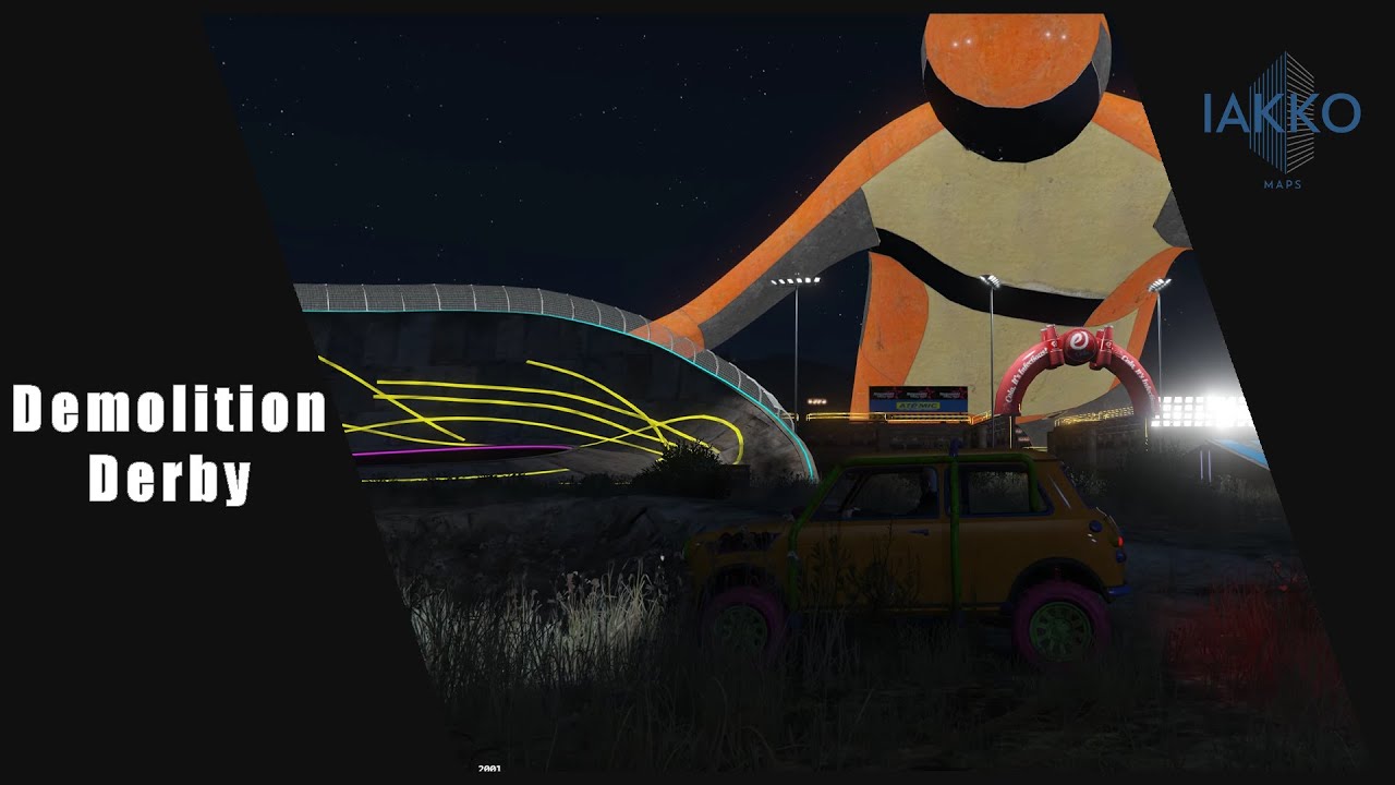 [GTA V-FIVEM] Demolition Derby [MAP-FREE] - YouTube