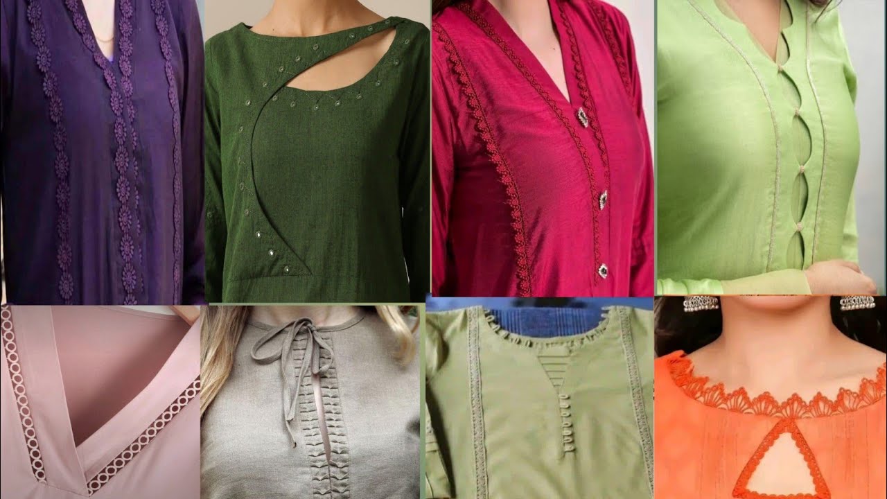 plain suit neckline designs/gale ke designs/top trending neck designs ...