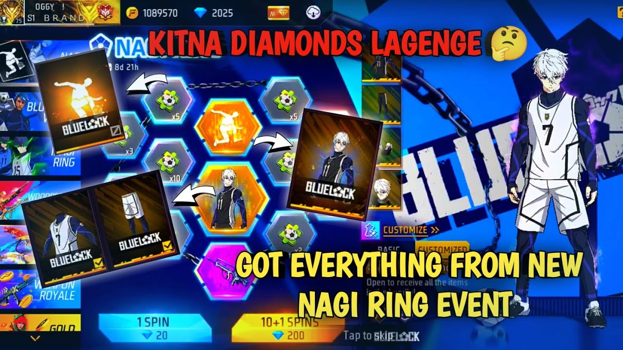 Got New Nagi Bundle From New Nagi Ring Event Freefire Today| New ...