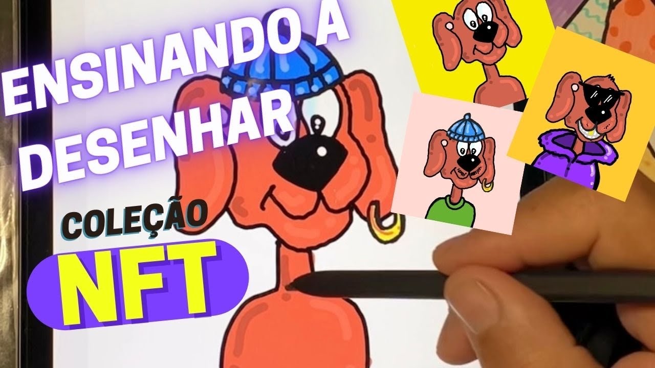 Ensinando a desenhar NFT para coleção - YouTube