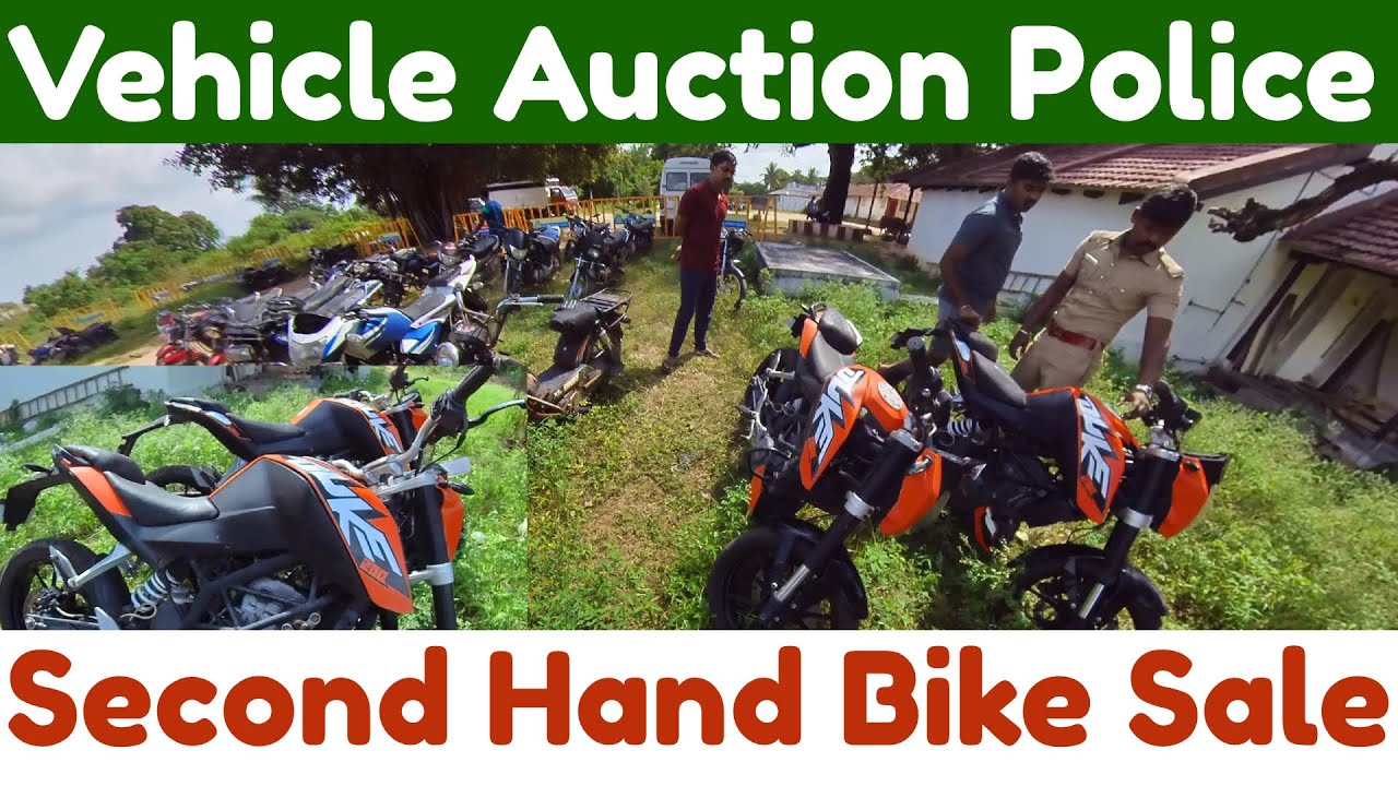 second hand bike | Vehicle auction - YouTube