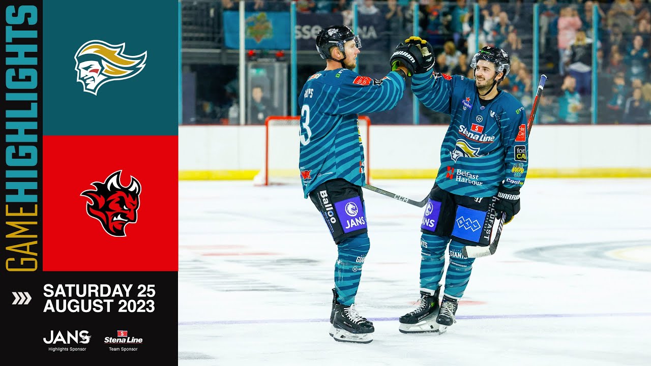 HIGHLIGHTS: Stena Line Belfast Giants vs Cardiff Devils - YouTube
