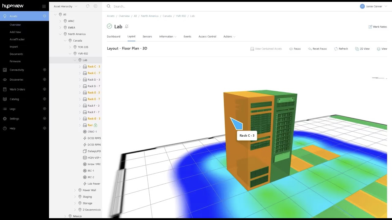 Dcim Importing A New Rack Into The Data Center With NetZoom, DCIM