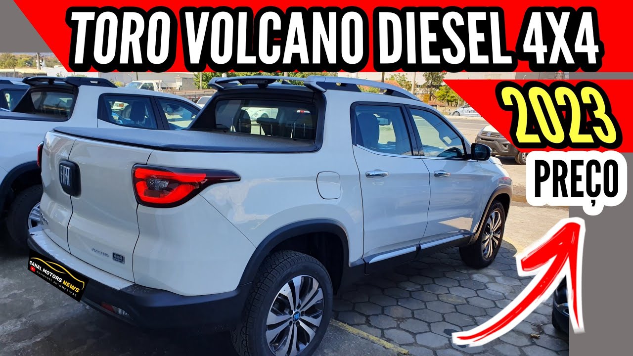TORO VOLCANO DIESEL 2023 A 4X4 MAIS BARATA DO BRASIL - YouTube