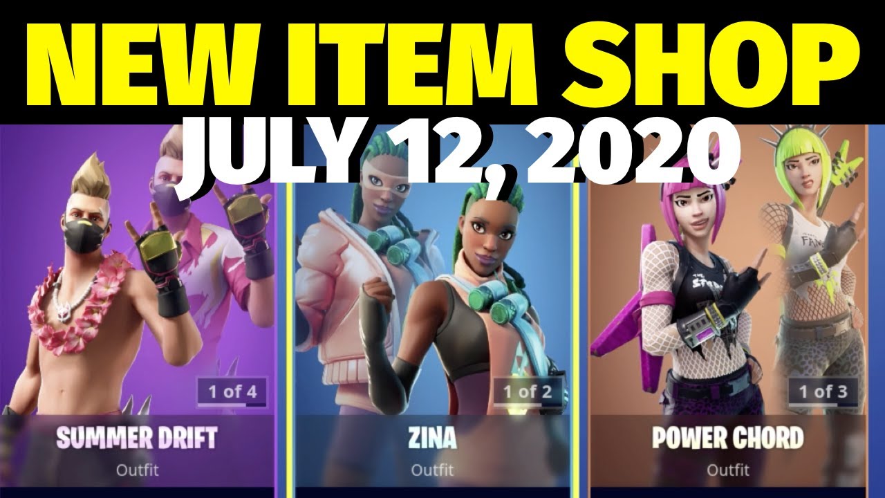 Fortnite New Item Shop Update - July 12, 2020 | Fortnite Battle Royale ...