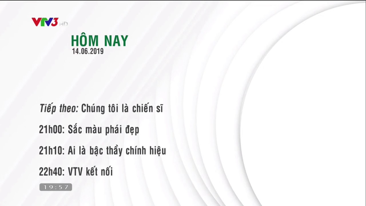 Kênh VTV3 (Đài THVN) - GTCT 20h - 24h ngày 14/6/2019 (19h57 14/6/2019 ...