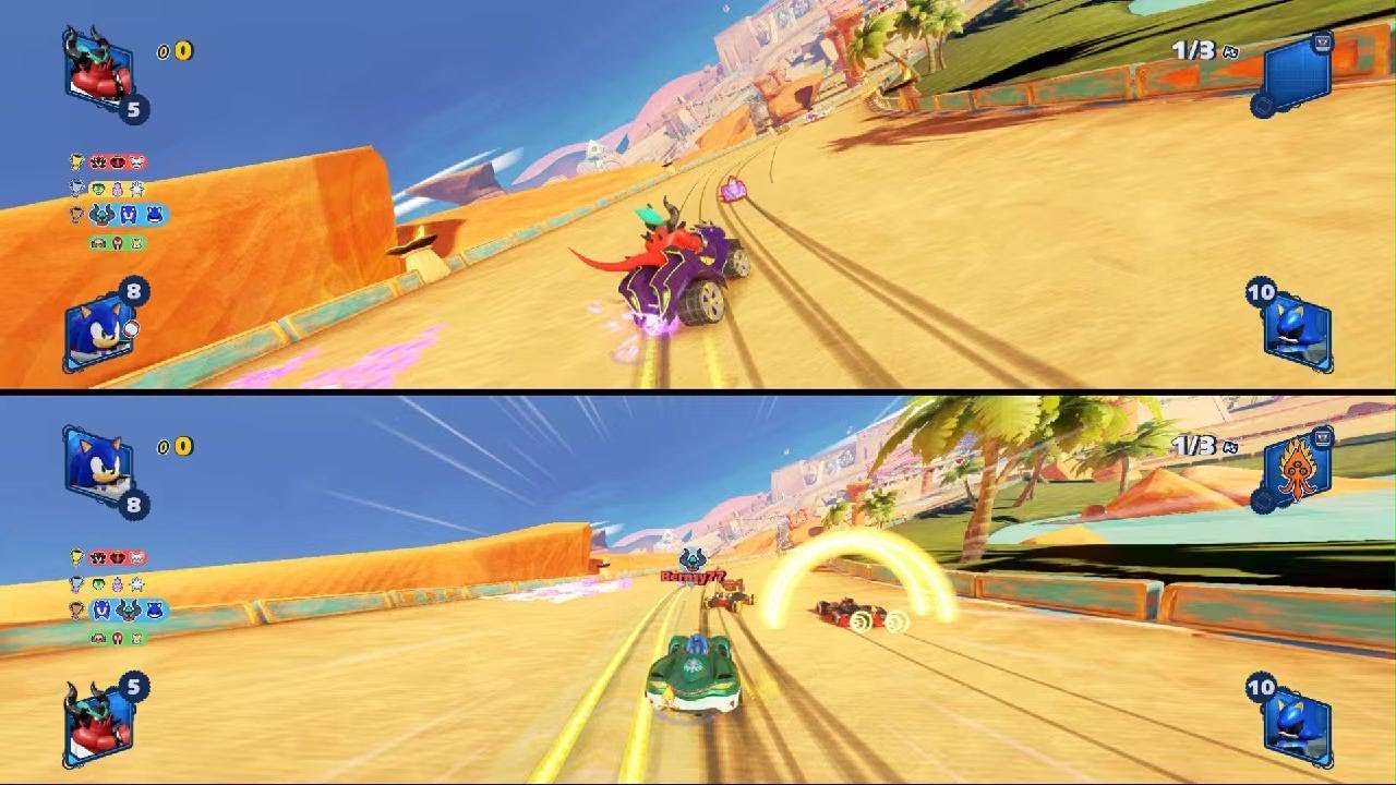 Team Sonic Racing - Zavok VS Sonic - Sand Road - PS5 Gameplay - YouTube