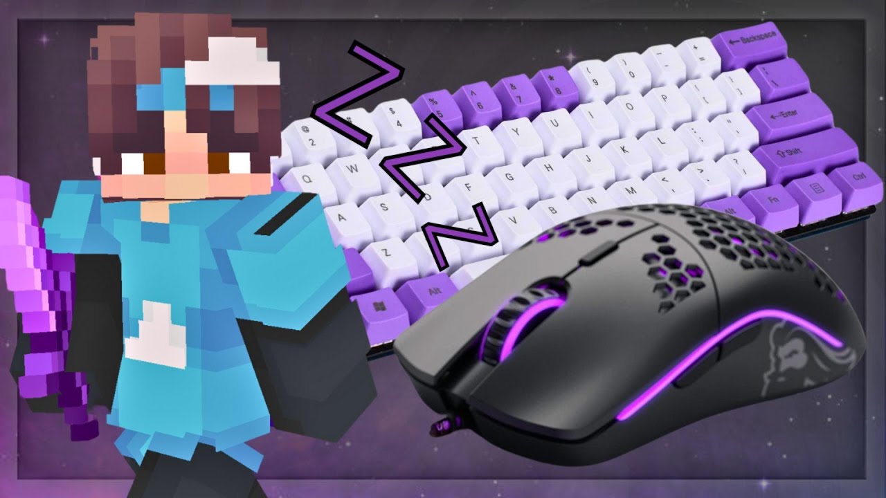Sleepy😴LoFi Mechanical Keyboard & Mouse Sounds ASMR Minecraft Gameplay ...