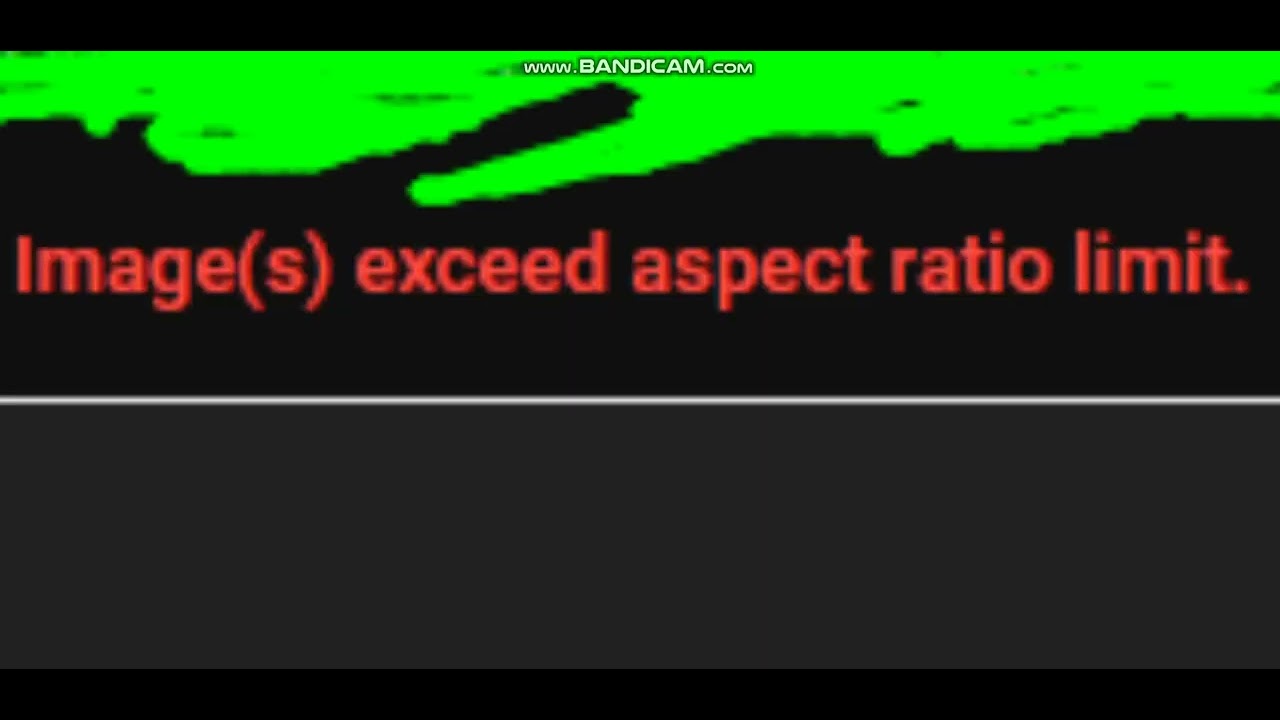 bad news image exceed aspect ratio limit - YouTube
