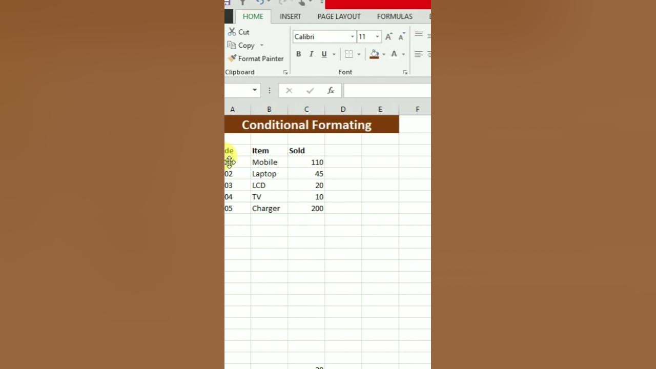 Conditional Formatting In Excel Shorts Microsoft Trendingshorts Youtubeshorts Shortsvideo