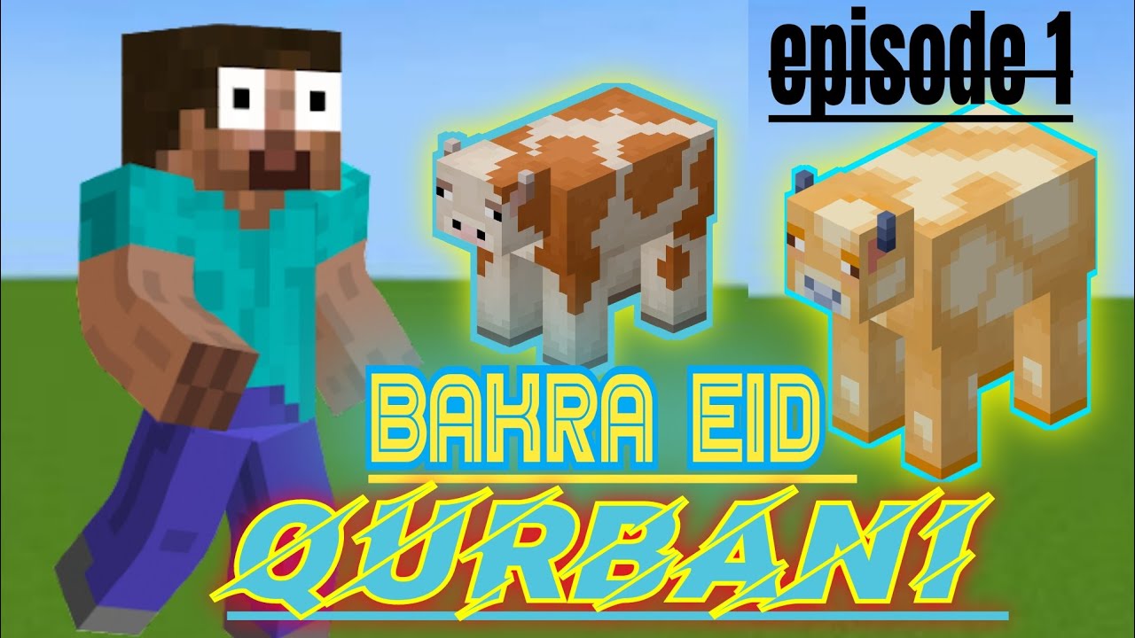 MINECRAFT BAKRA EID 🐄#1 #bakraeid2023 #minecrft - YouTube