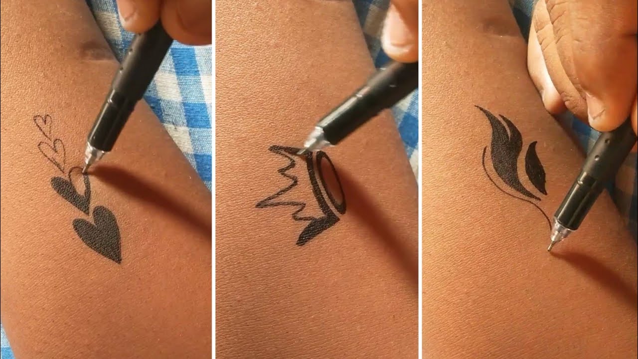 How to make temporary tattoos at home - YouTube