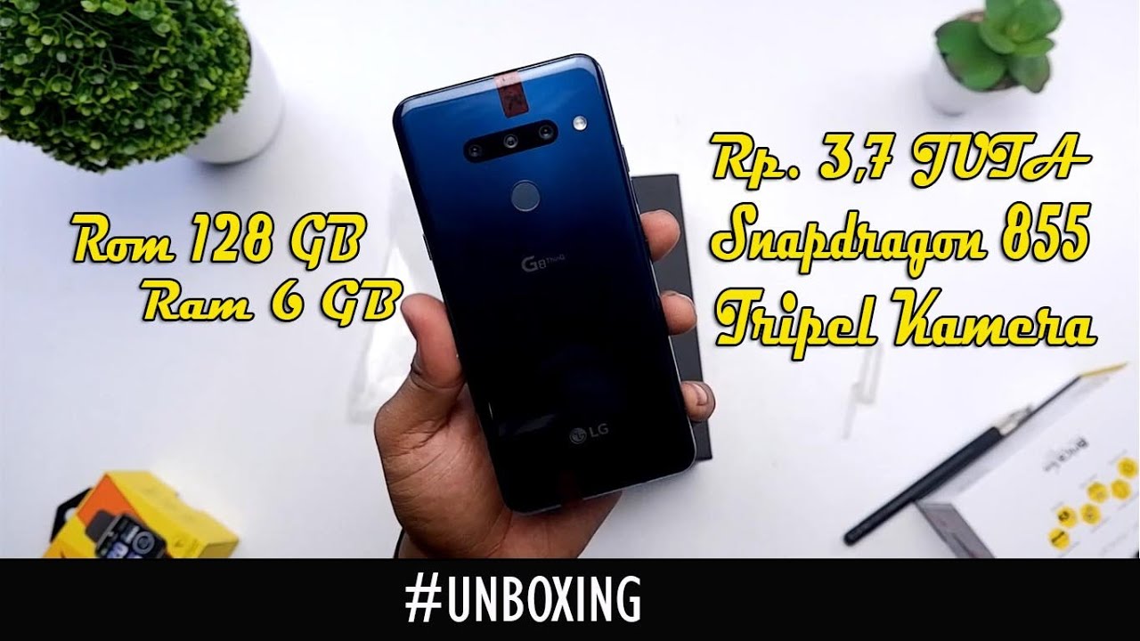 Rp. 3,7 juta Snapdragon 855 Termurah - Unboxing LG G8 ThinQ Flagship ...