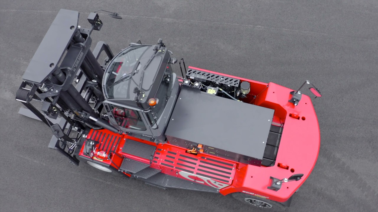 Kalmar Electric Heavy Forklift. - YouTube