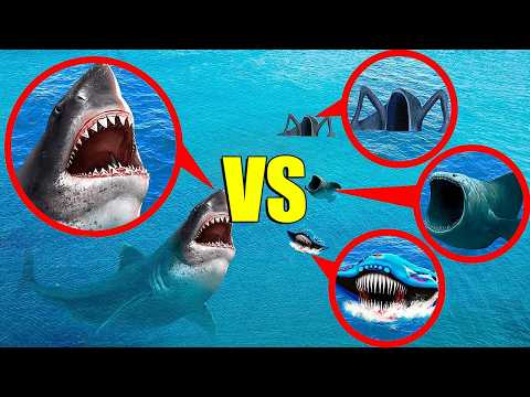 мой дрон снял МЕГАЛАДОН vs ПОЖИРАТЕЛЯ МОРЕЙ, ЭЛЬ-ГРАН-МАЙЮ И БЛУПА в Реальной Жизни!
