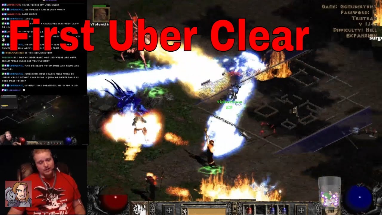 D2 LoD - Uber Diablo, Baal, & Mephisto! First Clear Stream Clip With ...