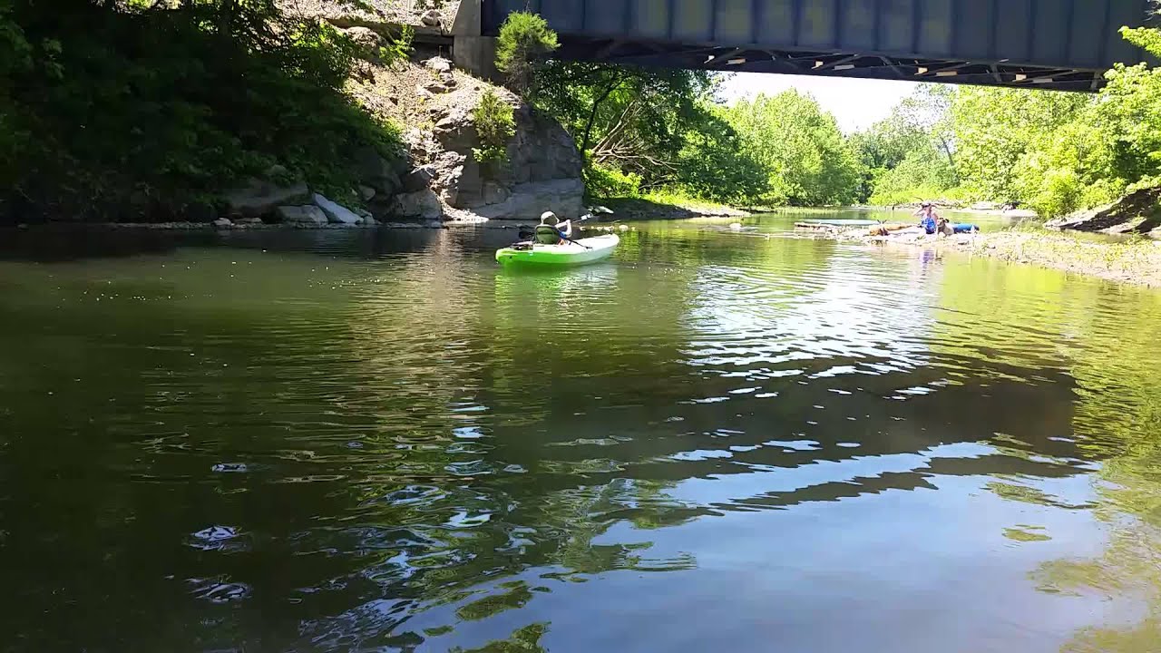 The boys' first paddling attempt - YouTube