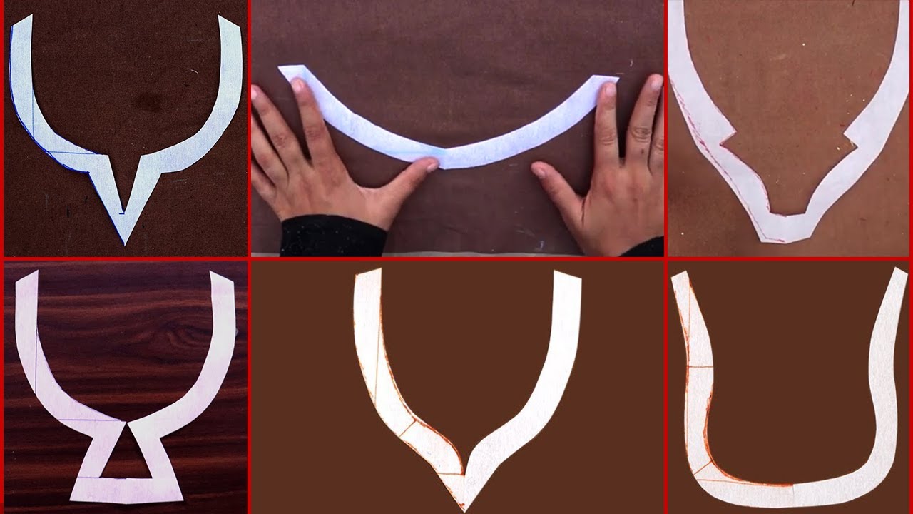 Basic Simple Neck Designs Cutting For Beginners Full Tutorial - YouTube