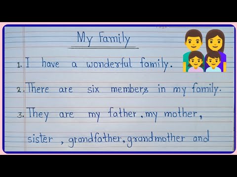 My Family Essay in English । My Family 10nlines । 10 lines on my Family ...